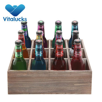 Wooden beer box 3x4 Hot sale custom carrying wooden beer box, Beer ...