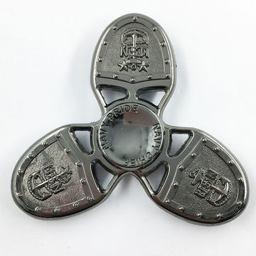 Buy Wholesale China Spinning Fidget Toys, Zinc Alloy, Soft Enamel, Two ...