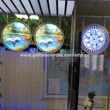 23.6inch Round lcd display for indoor lcd advertising players, round ...