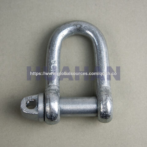 China BS3032 Large Dee Shackle, Self-colored or Zinc-plated, Rigging ...