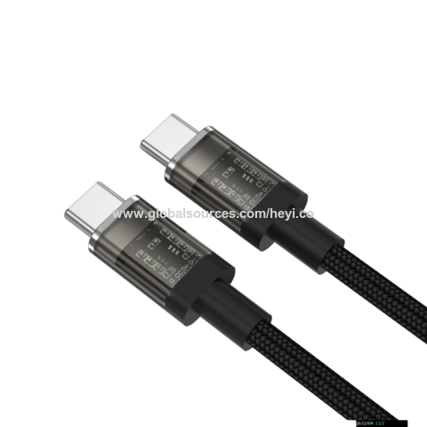 Buy Wholesale China Transparent Type-c Cable Pd100w Fast Charging Cable ...