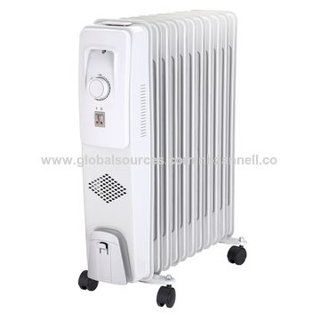 China Oil Filled Radiator with Adjustable Thermostat, Overheat ...
