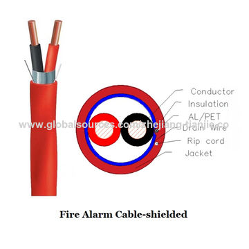2cx1.5mm² Fire Alarm Cable Ul Fplr/fplp Use For Alarm/security Systems ...