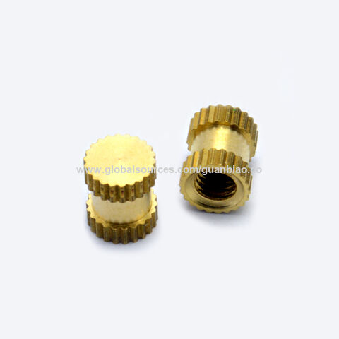 Brass Insert Nut Brass Insert Knurled Nut Blind Hole Nut Hollow Nut ...