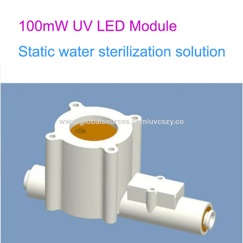 100mW UV LED module for static water sterilization solution, water ...