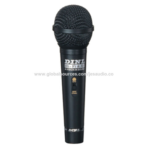 Classic Design Plastic Wired Microphone, Dynamic Microphone ...