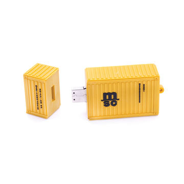 Buy Wholesale China Custom Pvc Shipping Container Usb Flash Drive With Logo & Container Usb ...