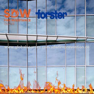 Buy Wholesale China E60 Fire Protective Partition 12mm Laminated Glass ...