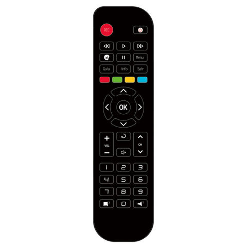 New TV Remote Control Factory Customized English Korean Spanish ...