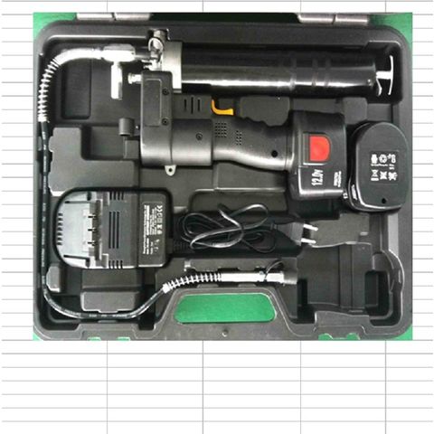 China 12V Electric Grease Gun with Two Battery on Global Sources,Grease ...