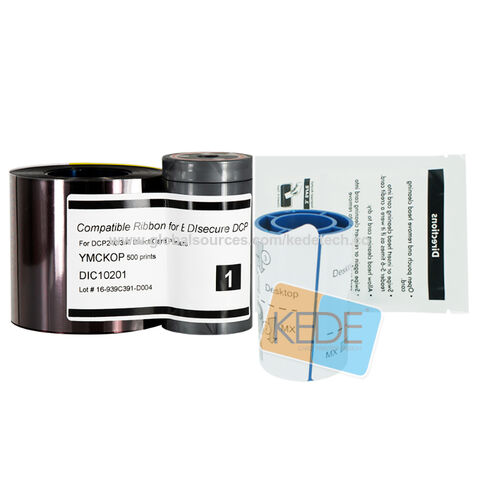 China DIC10201 YMCKOP Color Ribbon 500prints Compatible for MATICA ...