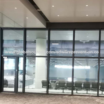 China E90 13mm fireproof laminated glass partition fire partition ...
