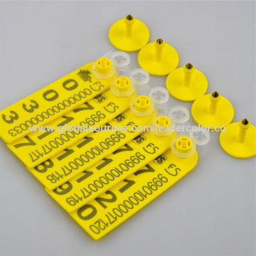 UHF RFID Ear Tag, size 96*27mm with 840~960Mhz long distance 10m for ...