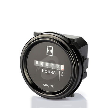 Hot Selling Sh-1 Car Hour Meter Gauge Timer Round Mechanical Hourmeter ...