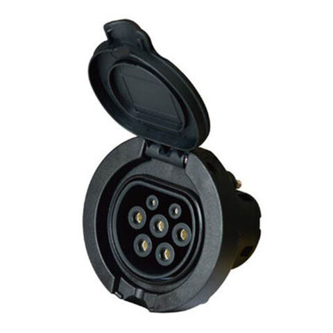 New electric Vehicle charging AC pile end charging socket, Electric ...