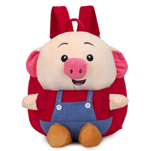 Custom Cute Plush Pig Backpack School Bag Rucksack For Kids Gift ...
