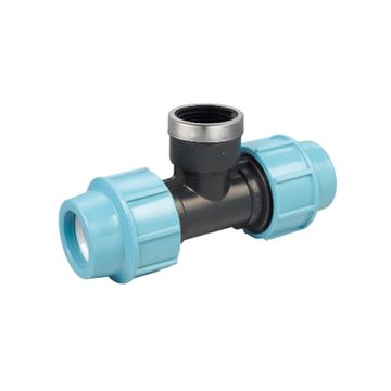 PP 90 Degree Tee With Female Threaded Offtake Italy Compression Pipe ...