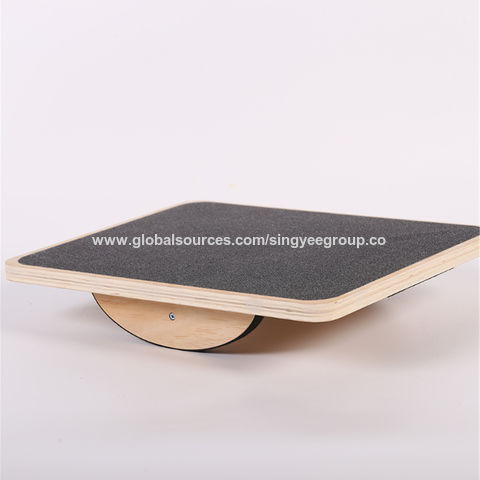 Rectangular Balance Board Wooden Fitness Equipment Factory Wholesale ...