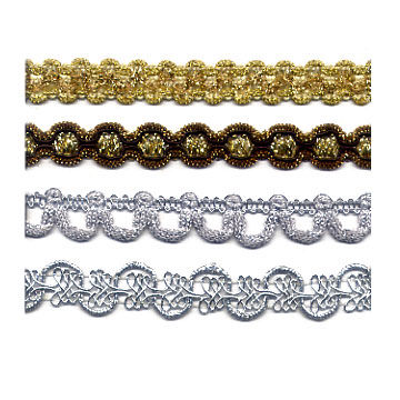 Fancy Trimming for Textiles, Garment and Craft, with Fashionable ...