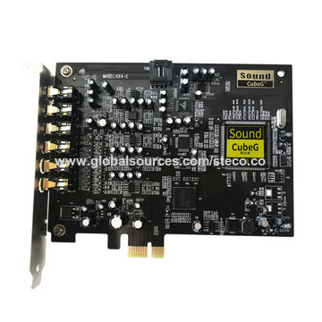 PCI-E RX 7.1 Channnel Surround Sound Card with High Performance ...