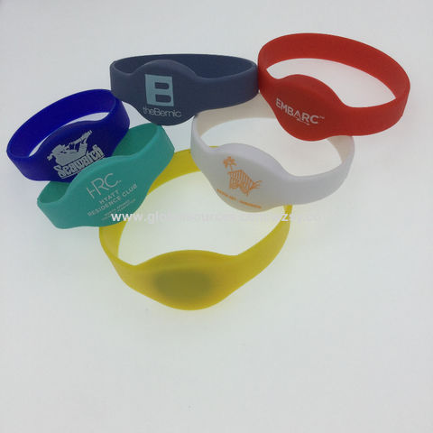 Buy Wholesale China Rfid Wristband Silicone Rfid Tag Mifare Classic 1k ...