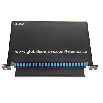 19" 12port 24port 48port fiber optical patch panel,sliding type support ...