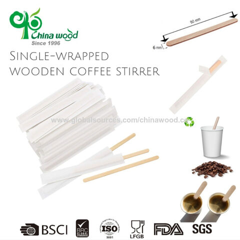 Buy Wholesale China Single Wrapped Coffee Stirrer & Stirrer at USD 39 ...