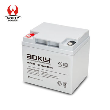 Sealed rechargeable lead acid Battery 12V38Ah GEL tech, AGM battery,UPS ...