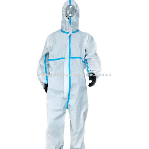 Buy Wholesale China Protective Overalls Pp Non-woven Hooded Disposable ...