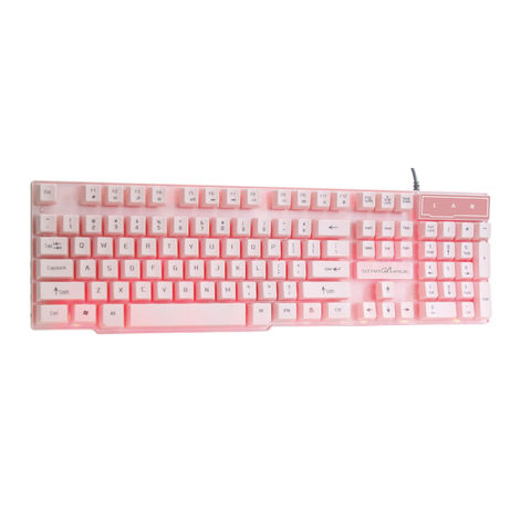 Pink gaming keyboard for women and children, Gaming Keyboard women pink ...