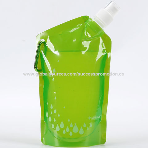 Promotional Custom Plastic Flexible Collapsible Foldable Water Bottle ...