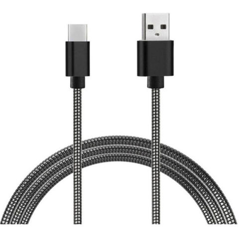 Buy Wholesale China Metal braided USB-A 2.0 Male to USB C Charger Cable ...