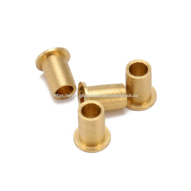 China Customized Powder Metallurgy Sintered Flanged Bronze Bush Sleeve ...