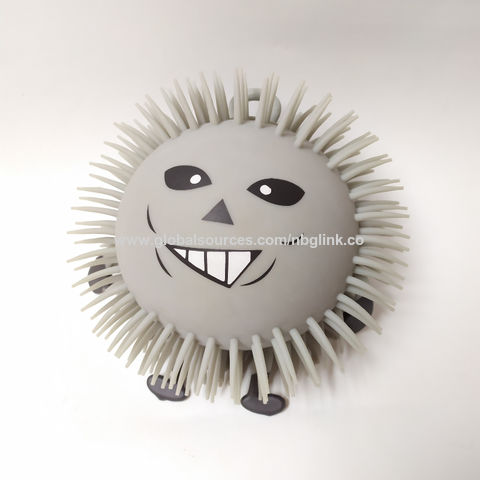 Buy Wholesale China 7.8inch Tpr Spiky Monster Balloon Hairy Puffer Ball ...