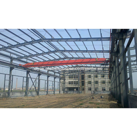 Buy Wholesale China Double Slopes Prefabricated Steel Frame Building ...