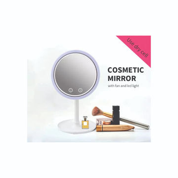 Cosmetic Mirror With Fan And Led Light, Led Mirror Fan - Buy Hong Kong ...
