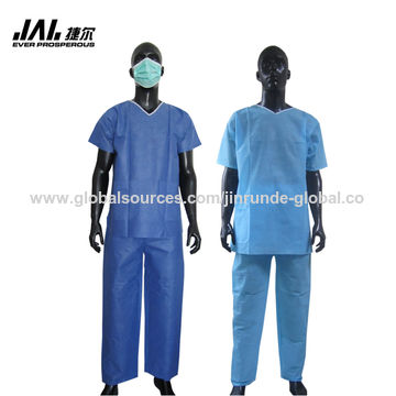 Buy Wholesale China Knitted Cuff Protective Clothing, Disposable ...