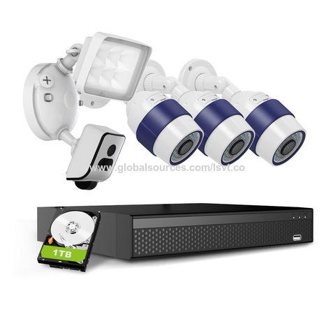 Smart home CCTV 3MP POE IP Camera Kit, POE NVR KIT POE CAMERA POE CCTV ...