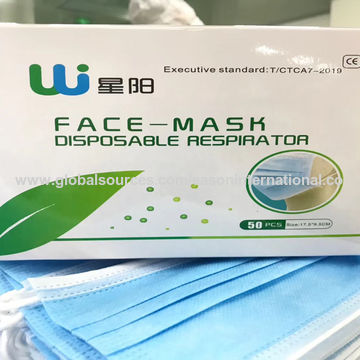 Buy Wholesale China 3 Ply Disposable Face Mask Non-medical Non-woven ...