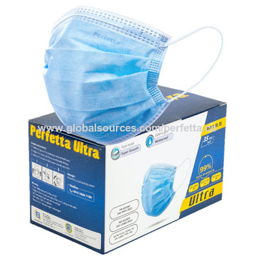 4-ply PERFETTA ULTRA Medical Disposable High Filtration Face Mask wz ...