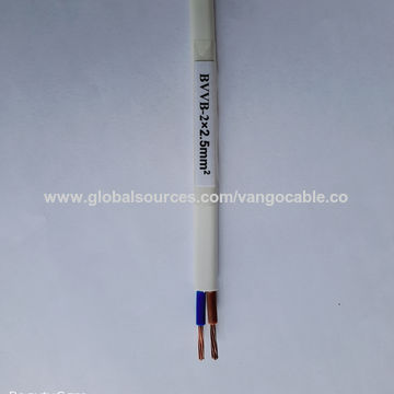 ChinaBV/BVVB/BVV 2*2.5mm PVC Insualted Electrical Wire (Housing Electrical Wire) on Global Sources