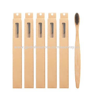 Buy Wholesale China Custom Bamboo Toothbrush Reusable Charcoal ...