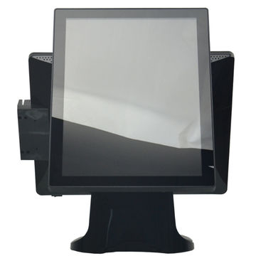 Windows 15 inch Epos dual screen touch POS terminal with portrait mount ...