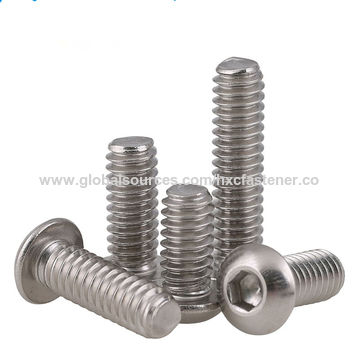 Pan head mushroom head hex socket allen machine screw, Allen screw ...