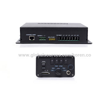 Police Siren PA System with Control panel control, Electronic Siren ...