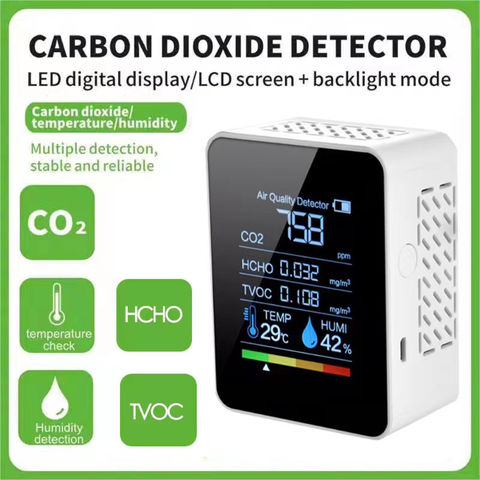 Indoor air quality detectors CO2 Temperature and humidity formaldehyde ...