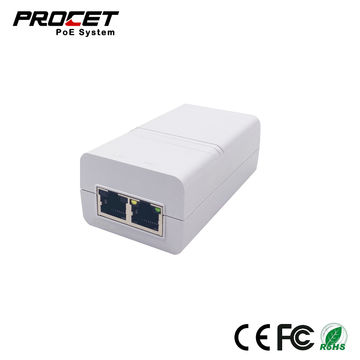 PoE Injector Passive Procet EN30G-24 Midspan injector single port with ...