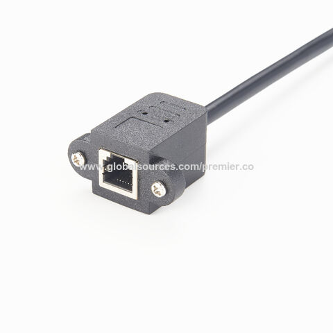 RJ12 Panel Mount Extension Cable Female To Male Connector, RJ12 Cable ...