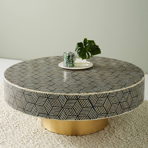 Mother Of Pearl Mdf Coffee Table Made In Viet Nam, High Quality ...