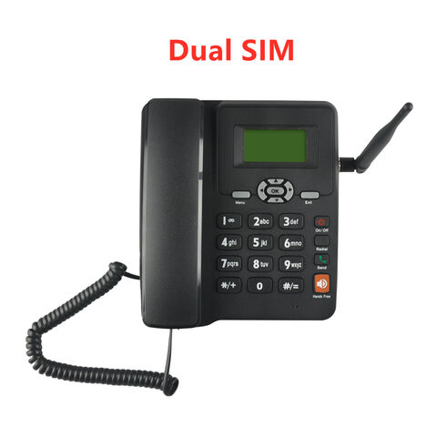 Buy Wholesale China Double Sim Gsm Fixed Wireless Desktop Phone With Fm ...